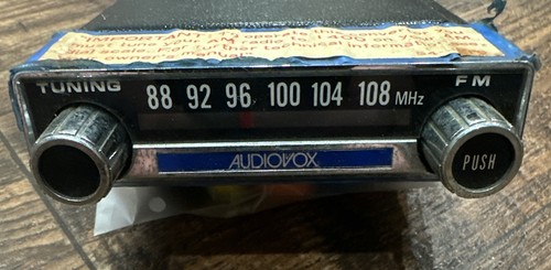 Vintage Audiovox FMC-1C FM Converter Adapter 12V AM Car Radio Tuner 88 ...
