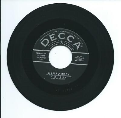 1955 BILL HALEY AND HIS COMETS "MAMBO ROCK" 45rpm 7" | eBay