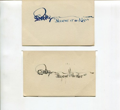 ROBERT RIPLEY - BELIEVE IT OR NOT - HAND SIGNED AUTOGRAPHED TWICE + COA ...