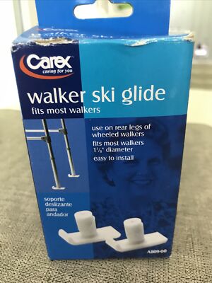 Carex Walker Glides - Universal Walker Skis Glides - Skis for Walkers ...
