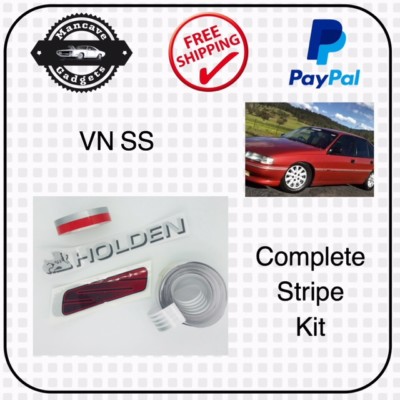 VN V8 SS STRIPES DECAL STICKER BODY KIT HOLDEN COMMODORE AS ORIGINAL ...