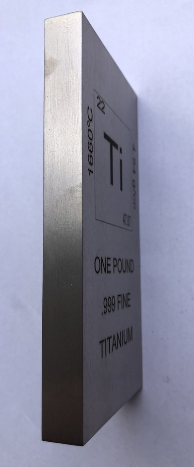 1 (One) Pound Titanium Bullion Bar | eBay
