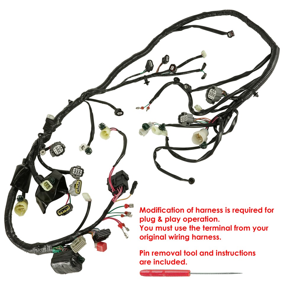 2007 Honda Rancher 420 TRX420FE ES Wiring Harness Kit 32100-HP5-601 ...