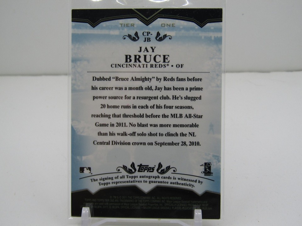 JAY BRUCE 2011 TOPPS TIER ONE CROWD PLEASERS AUTOGRAPH AUTO! #33/75! | eBay