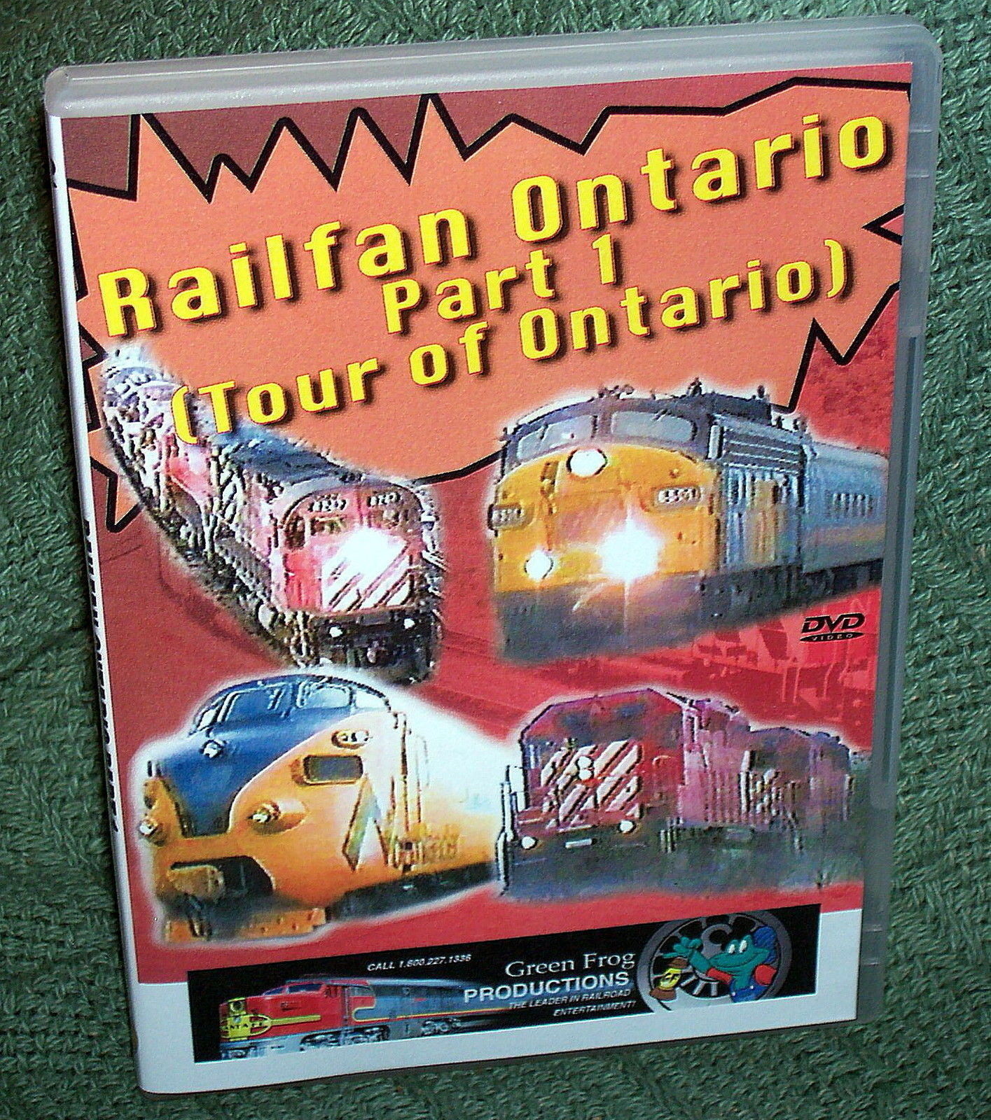 20184 TRAIN VIDEO DVD "RAILFAN ONTARIO" PART 1 CN,CP,VIA | eBay