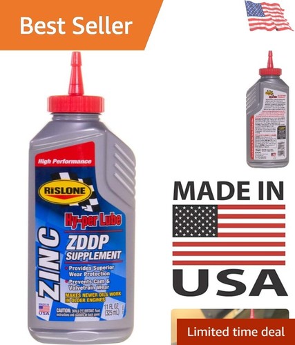 Engine Oil Additive 11oz Zinc ZDDP Flat Tappet Camshaft Protects ...