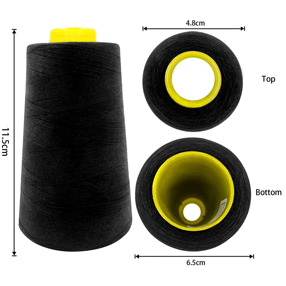 8 Cones of 3000 Yards Each Spool Thread for Sewing All Purpose Sewing ...