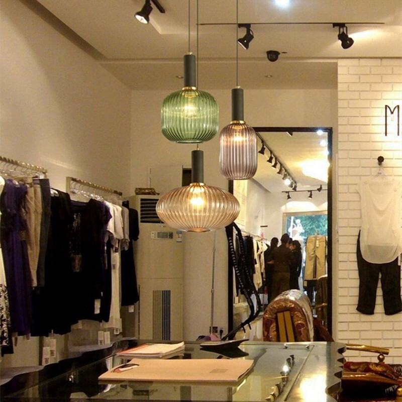 Kitchen Lamp Glass Pendant Light Shop Ceiling Light Living Room Pendant ...