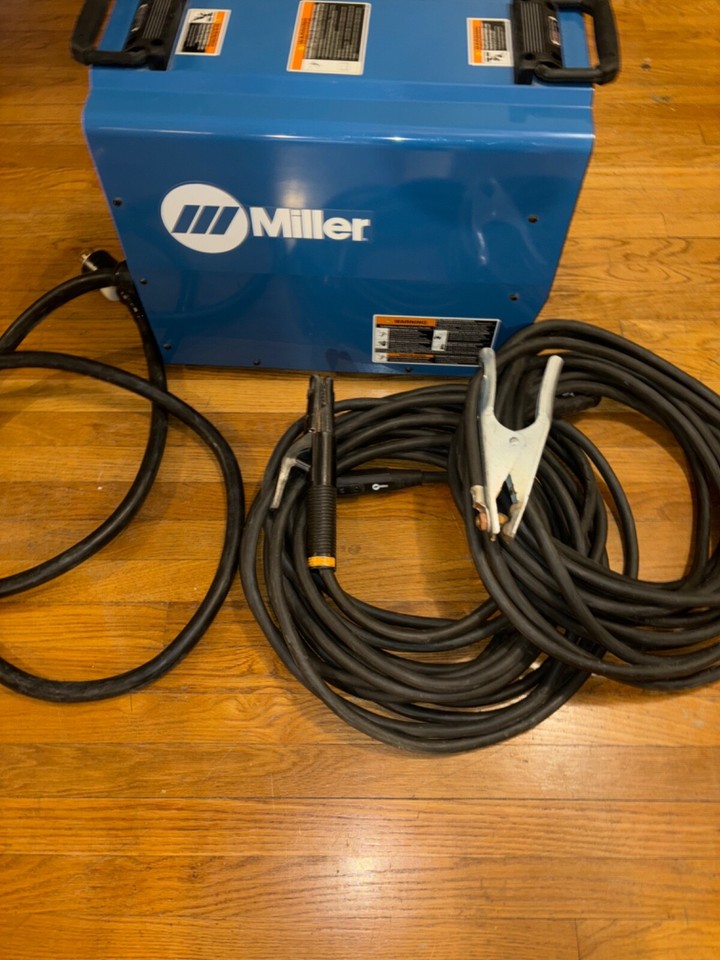 Miller XMT 304 CC/CV DC Inverter Arc Welder with Ground and Electrode ...