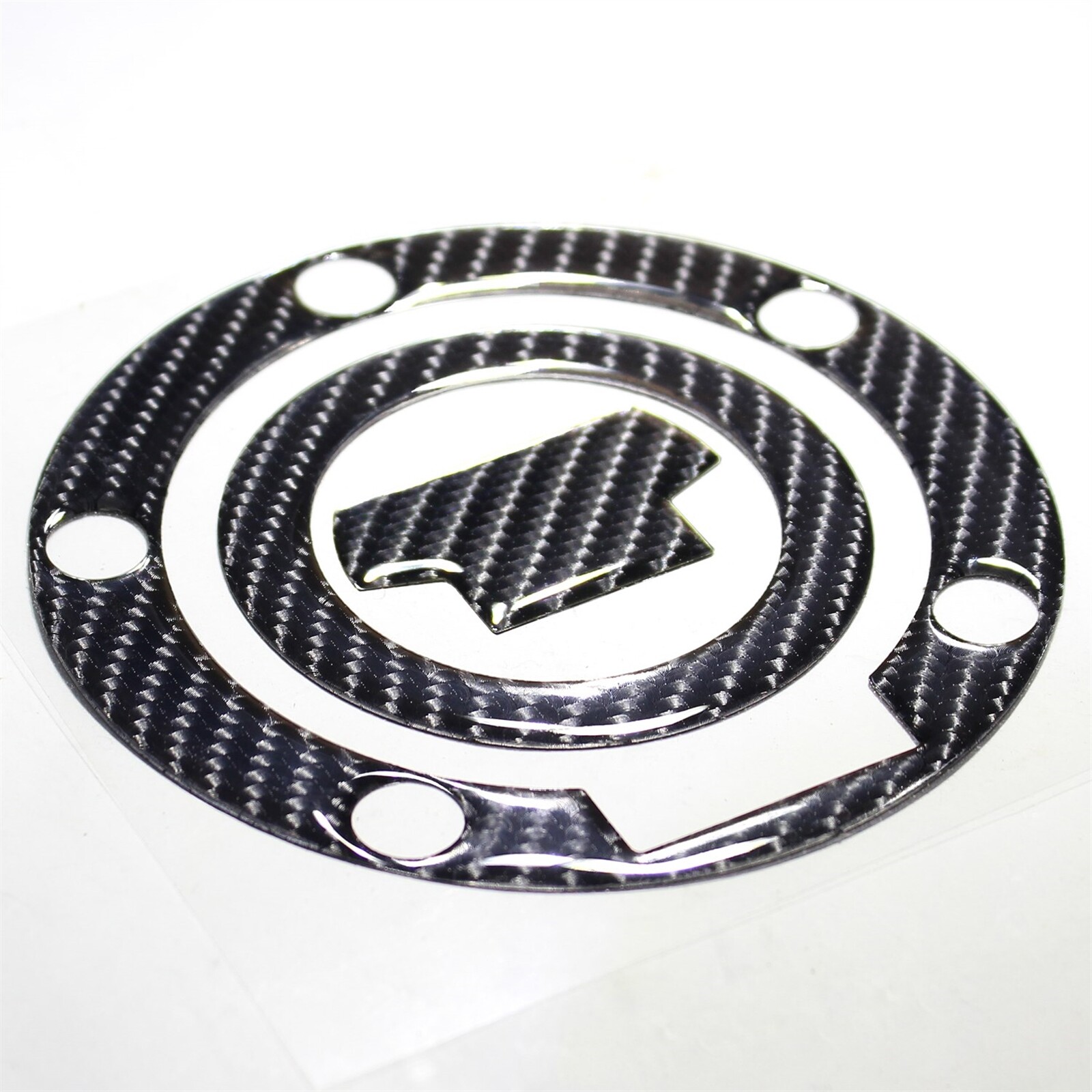 Real Carbon Fiber Gas Tank Fuel Cap Cover Guard Pad YZFR1/YZFR6/FZ1 ...