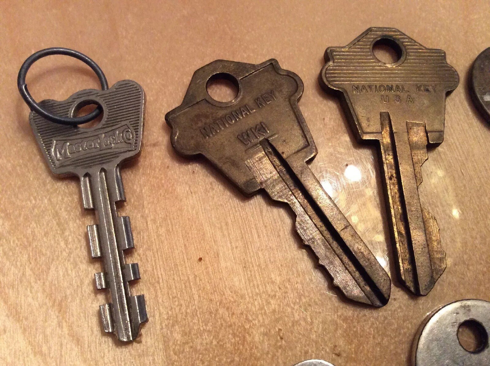 VTG Antique LOT Old KEYS Presto CHENEY National MASTER Sewing Machine ...