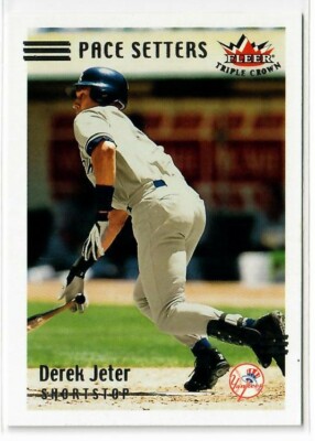 2002 Fleer Triple Crown #269 Derek Jeter PS - NY Yankees! ~ Pace ...