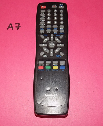 Logik TV Remote Control LCX15LN5D Tested Genuine Original | eBay