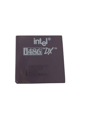 Intel i486 DX SX419 A80486DX-33 Socket 3 33 MHz Rare Collectible | eBay