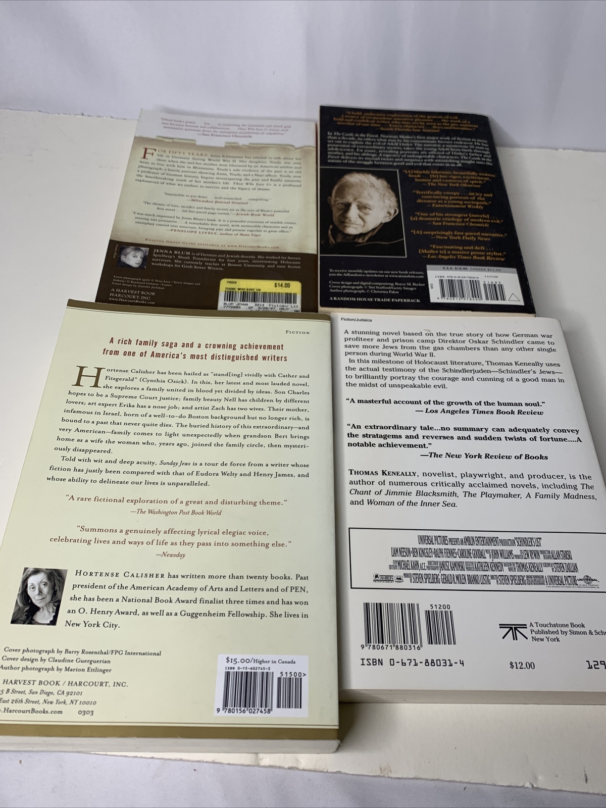 Lot 4 Trade Literature Fiction Paperback Jewish Novels Mix Books | eBay