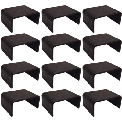 (12) Heavy Duty Weld on 2x4 Steel Stake Pockets for Trailer Truck 4 Ga ...