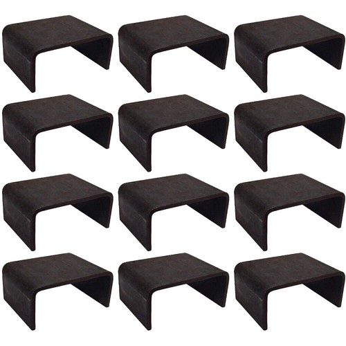 (12) Heavy Duty Weld on 2x4 Steel Stake Pockets for Trailer Truck 4 Ga ...