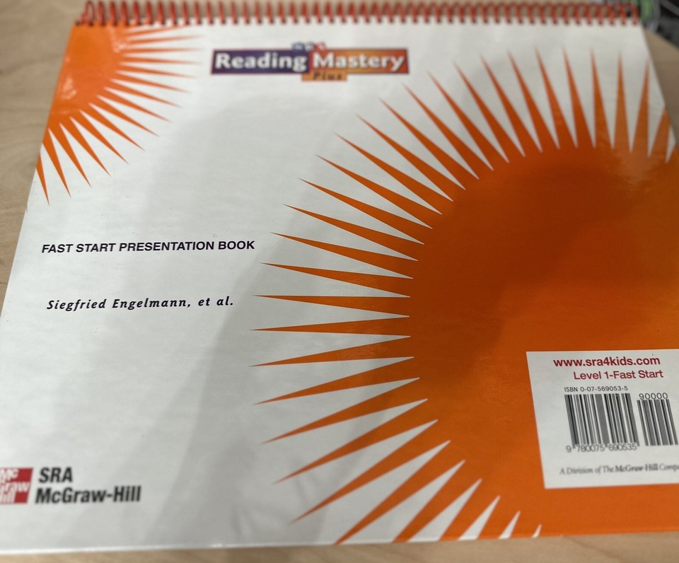 Reading Mastery Plus Level 1 Fast Start Teacher Presentation Book | eBay