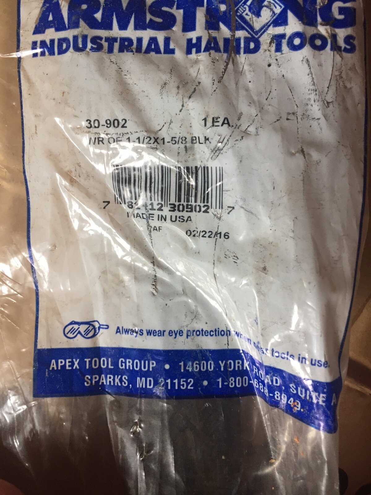 Armstrong 30-902 Wrench Size 1-1/2x1-5/8 Black | eBay