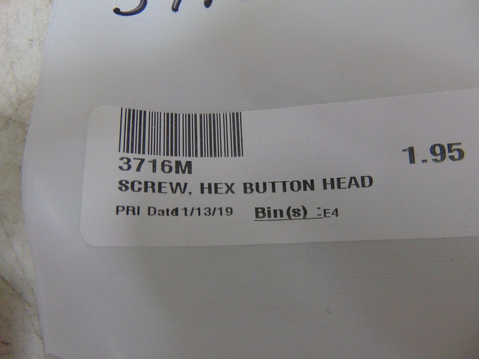 Genuine Harley Davidson Hex Button Head Screw P/N: 3716M | eBay