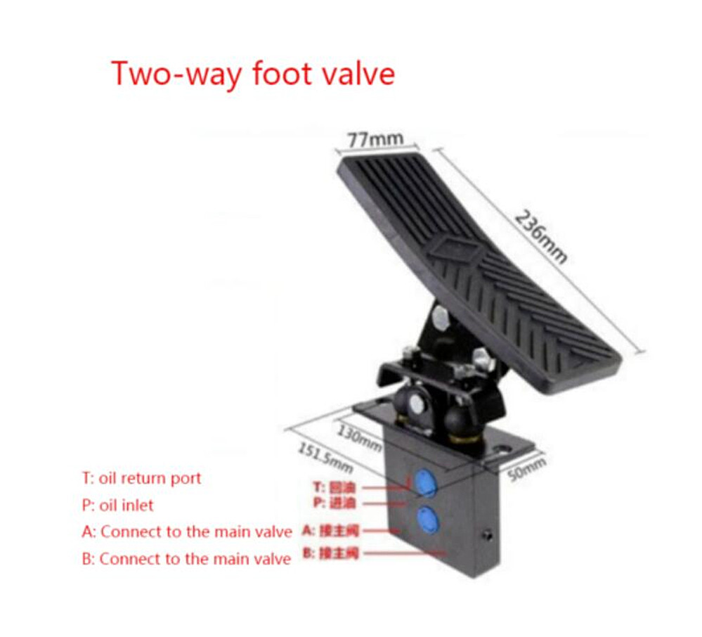 Foot Pilot Valve Hydraulic Foot Pedal Joystick Control Valve Foot CNC ...