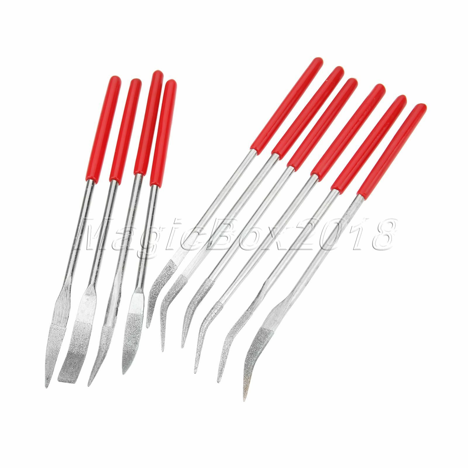 160mm Diamond Riffler Needle File Set Grinding Jade Jewelry Crystal ...