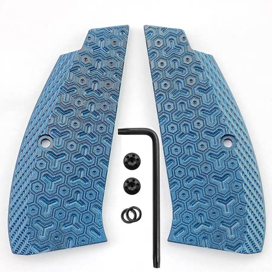 CZ75 G10 Grips Handle Patches for CZ 75 Full Size,SP-01 Series,Shadow 2 ...