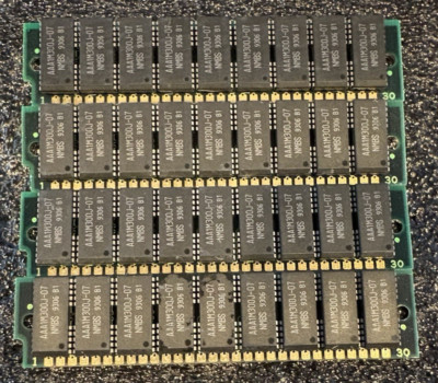 4 x 1MB 70ns FPM SIMM Gold Memory Module RAM 4MB PC 286 386 *TESTED* | eBay