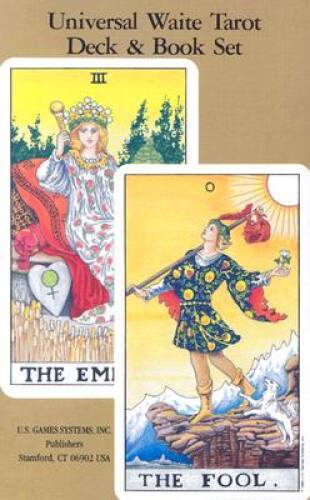 Universal Waite Tarot Deck and Book Set - Cards By Arthur Edward Waite ...