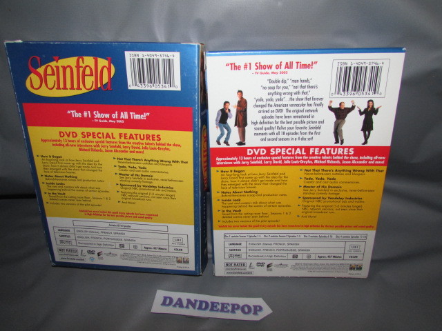 Seinfeld - Seasons 1 2 (DVD, 2004, 4-Disc Set) 43396053410| eBay