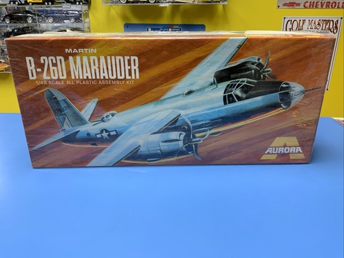 Aurora Martin B-26D Marauder Model Kit Scale 1/48 (1969) Sealed New | eBay