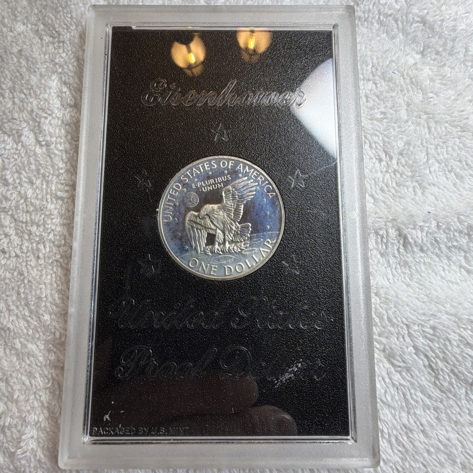 1971 S 40% Silver Eisenhower Dollar Proof | eBay