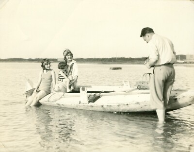 Vintage Black and White Photo Ruth Malcomson Miss America 1924 Boat ...