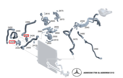 Original MERCEDES-BENZ A0009061313 / A0005061700 Umschaltventil GLA ...