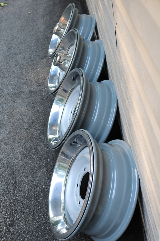 JEEP COMMANDO CJ5 CJ6 CJ7 CJ8 15X6 STEEL WHEELS 5X5.5 BC | eBay