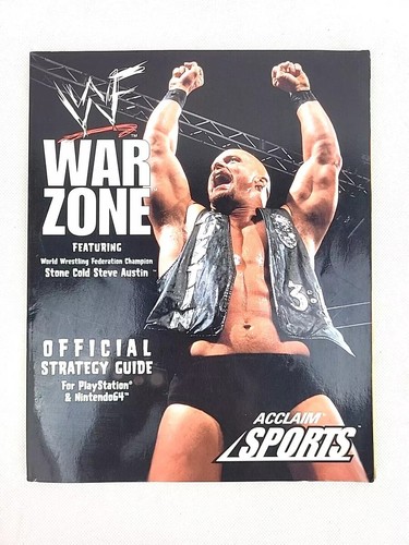 WWF WWE Wrestling War Zone Video Game Strategy Guide Vintage N64 ...