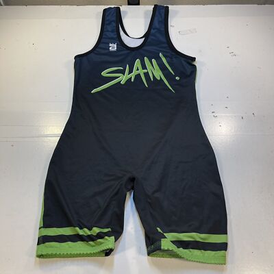 ADDIX WRESTLING WRESTLE WRESTLER Slam Bulls SINGLET Adult M Black | eBay
