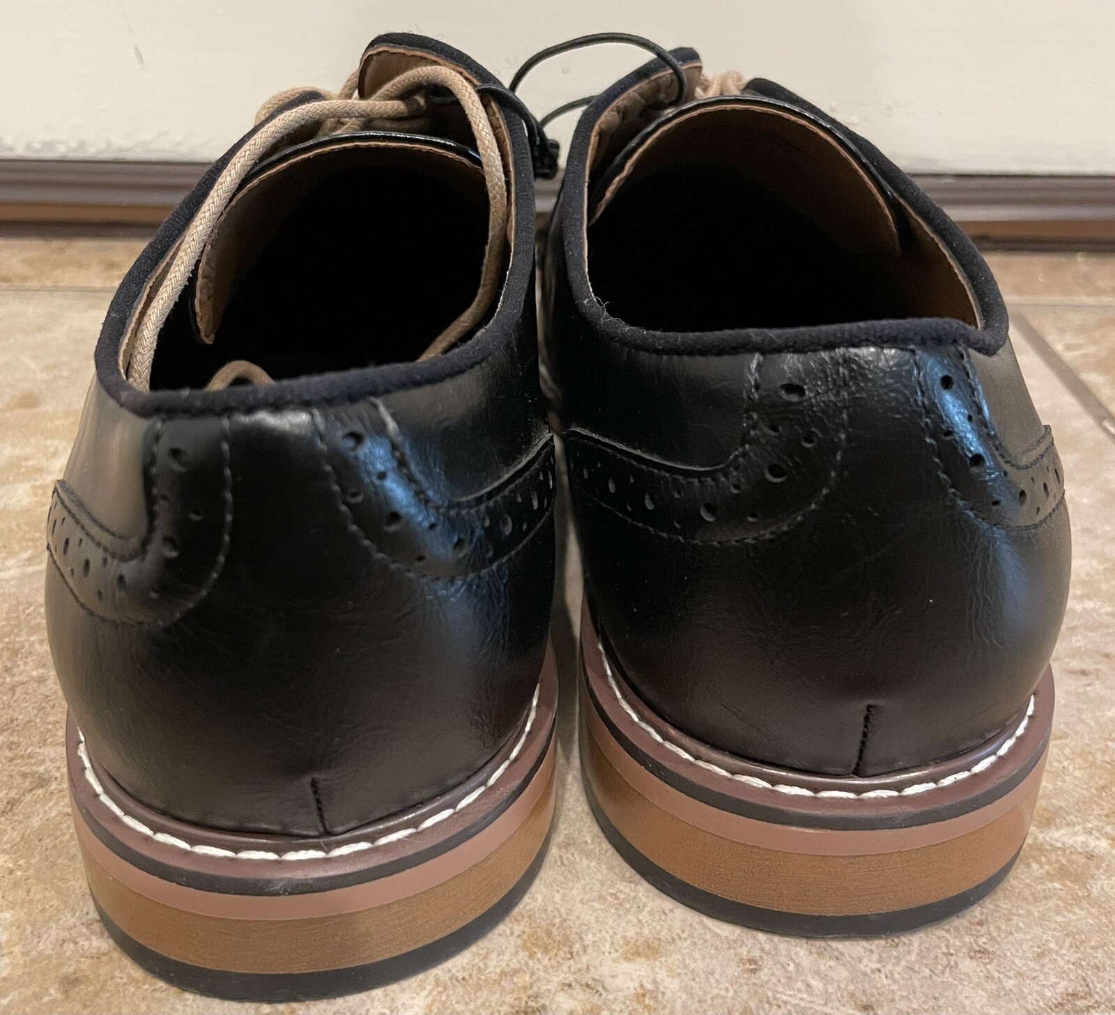 Steve Madden M-Bobby Oxford Black Ortholite Dress Shoes Men’s 9 | eBay