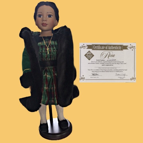 TONNER MAGIC ATTIC CLUB ROSE DOLL, fur Coat Limited Edition, 10000 (In ...