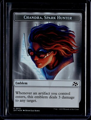 Chandra, Spark Hunter 13 / Vehicle 12 - Token - Foil - DFT - NM - MTG ...
