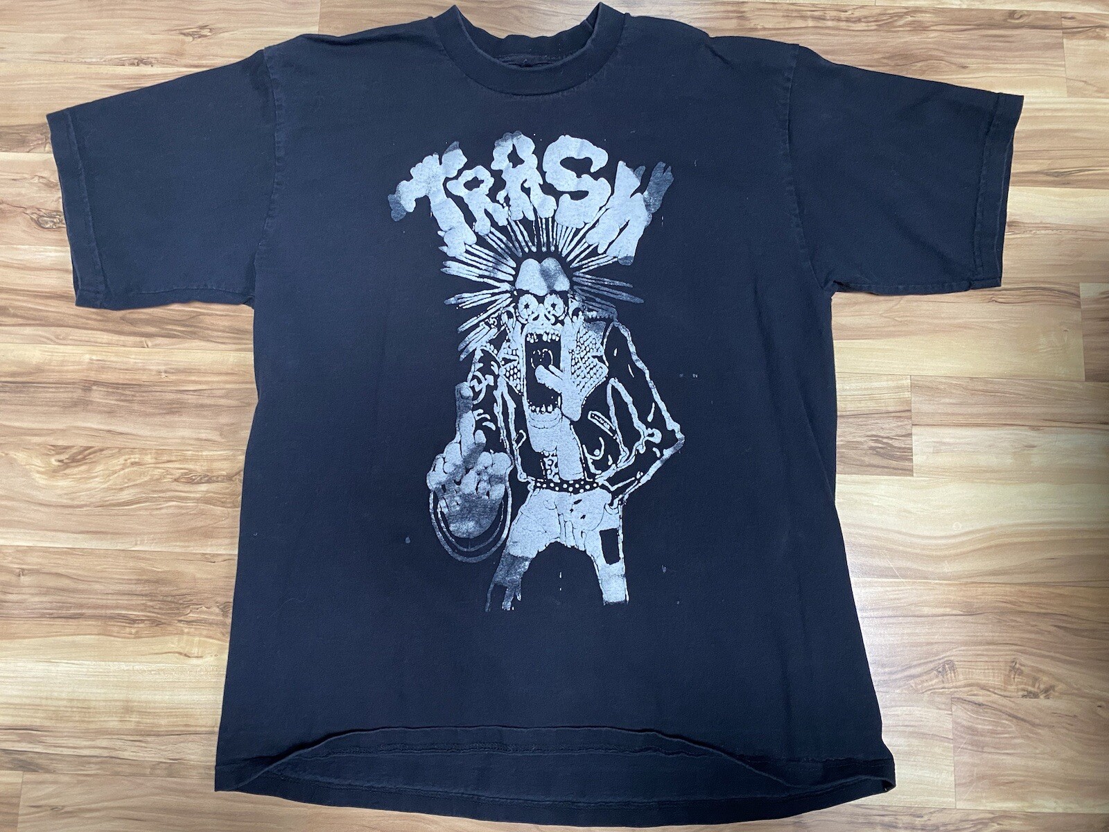 Very Rare “Trash” Metal Punk Rock Bubble Print Single… - Gem