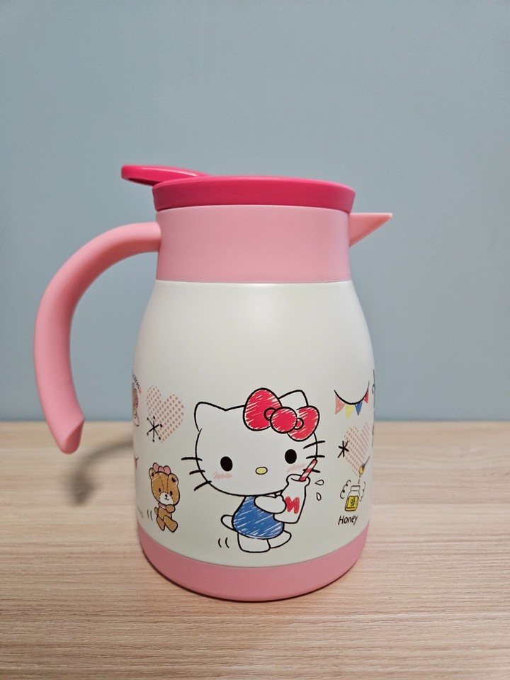 Sanrio Japan Hello Kitty Thermos Kettle Jug Vacuum Insulated Tea Pot 600ml new | eBay