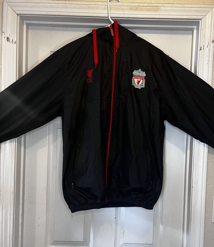 LFC LIVERPOOL SOCCER Hooded Wind Rain Jacket (US Large) | eBay