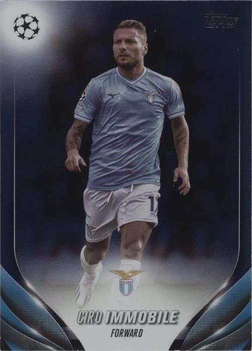 2023-24 Topps UEFA Club Competitions - Ciro Immobile #183 Navy Blue ...