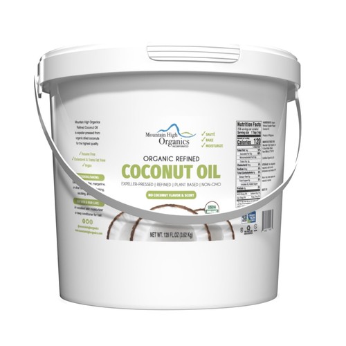 Mountain High Organics Certified Organic Expeller-Pressed Coconut Oil 1/128oz 810022152249| eBay
