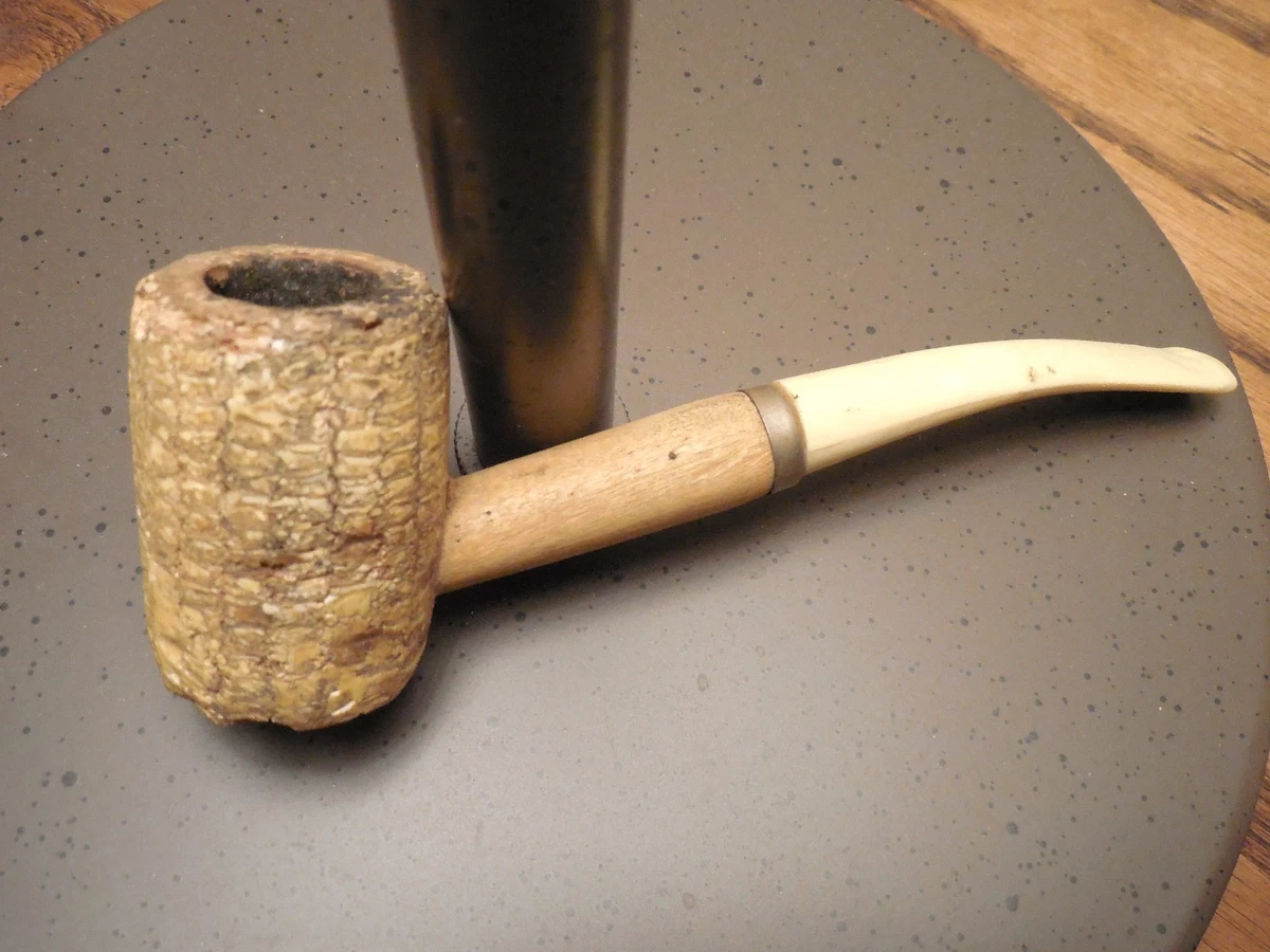 Corn Cob Pipe Smoking