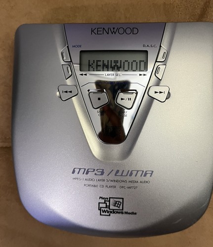 Kenwood DPC-MP727 MP3/WMA Portable CD Player-Silver **CD Player Only ...