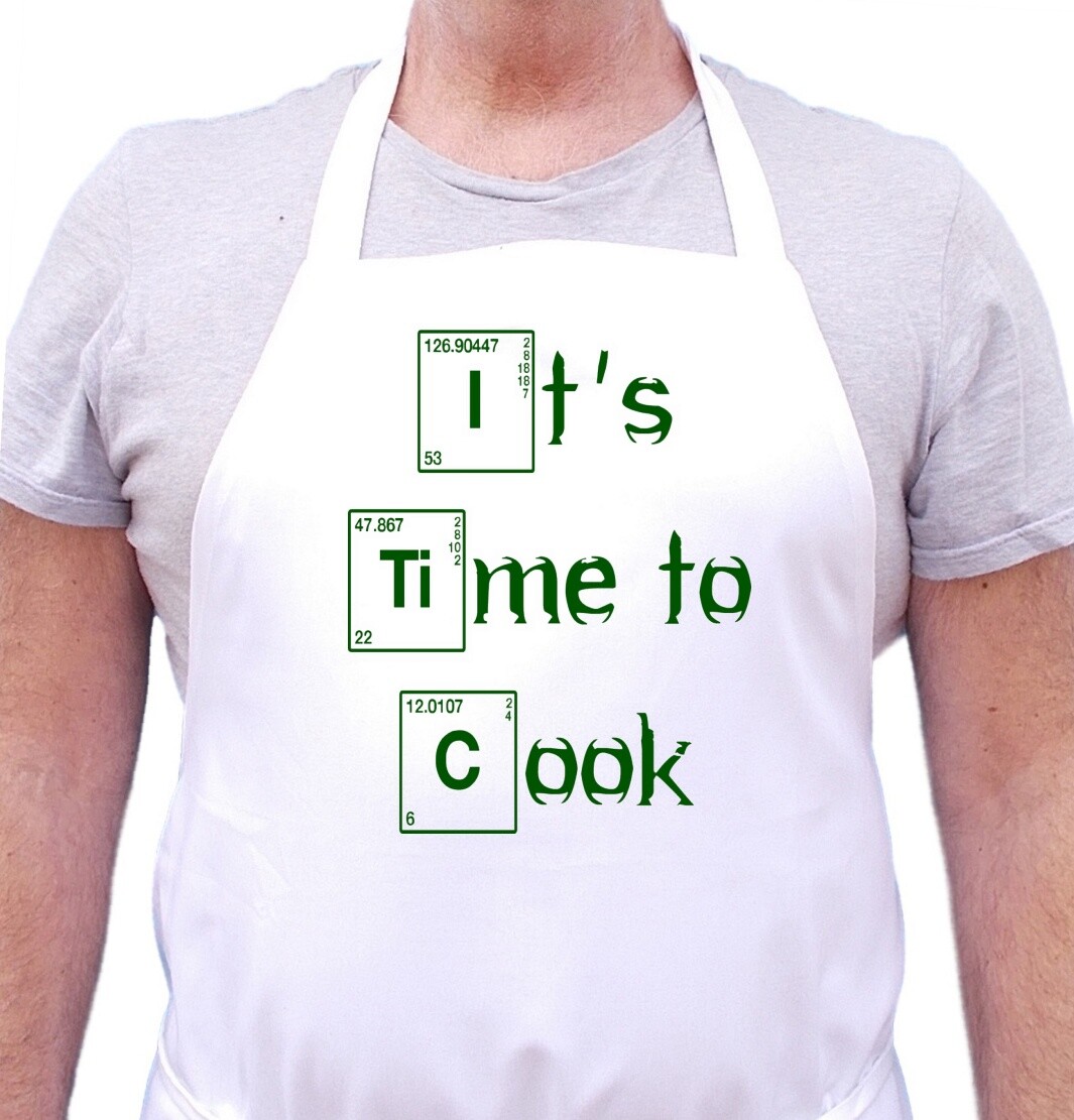 Breaking Bad Merchandise It's Time To Cook Novelty Chef Apron by ...