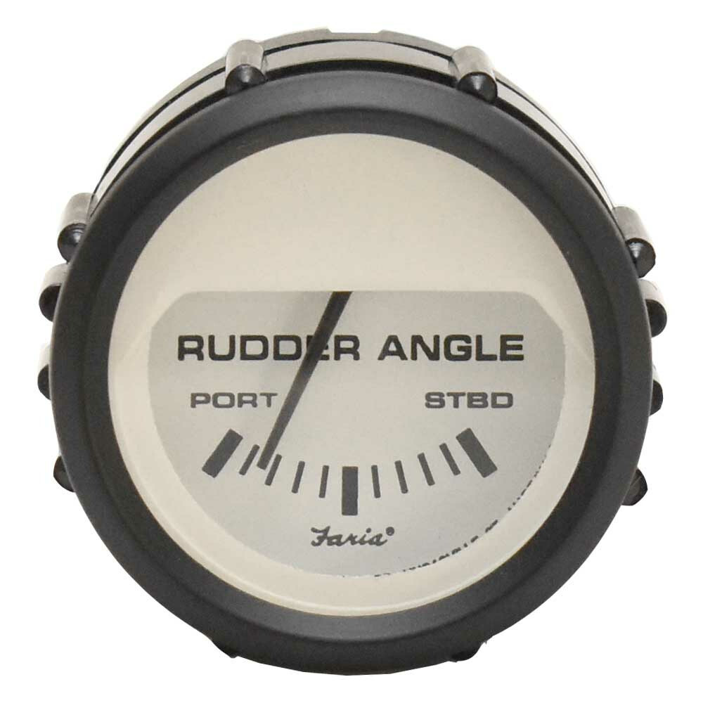 Faria Boat Rudder Angle Gauge GP7376B | Euro White 2 Inch | eBay