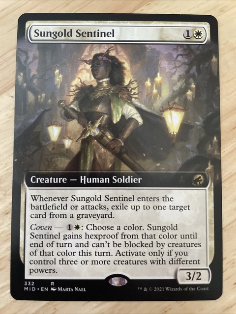 MTG Sungold Sentinel Innistrad: Midnight Hunt 332 Regular Rare for sale ...